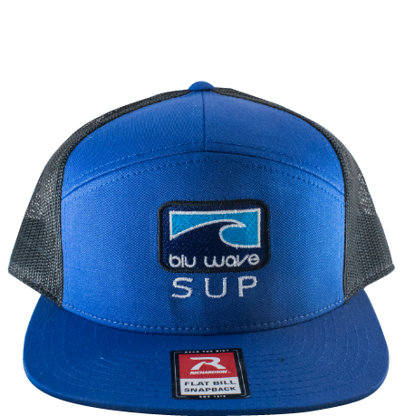 7 Panel Blu Wave Flat Brim – Blu Wave SUP